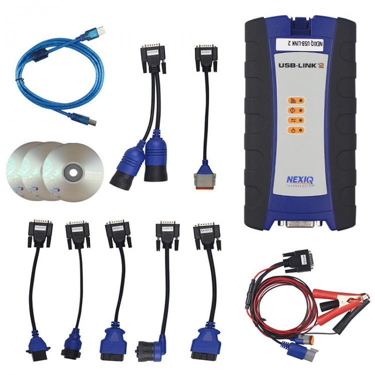 USB Link2 Nexiq 124032 Technologies Bluetooth Heavy Duty Truck Diagnos ...
